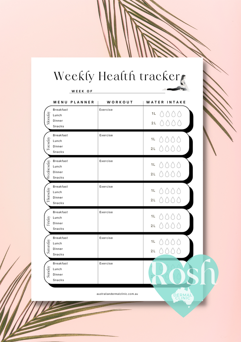 FREE GIFT | Weekly Health Planner Printable | INSTANT DOWNLOAD ...